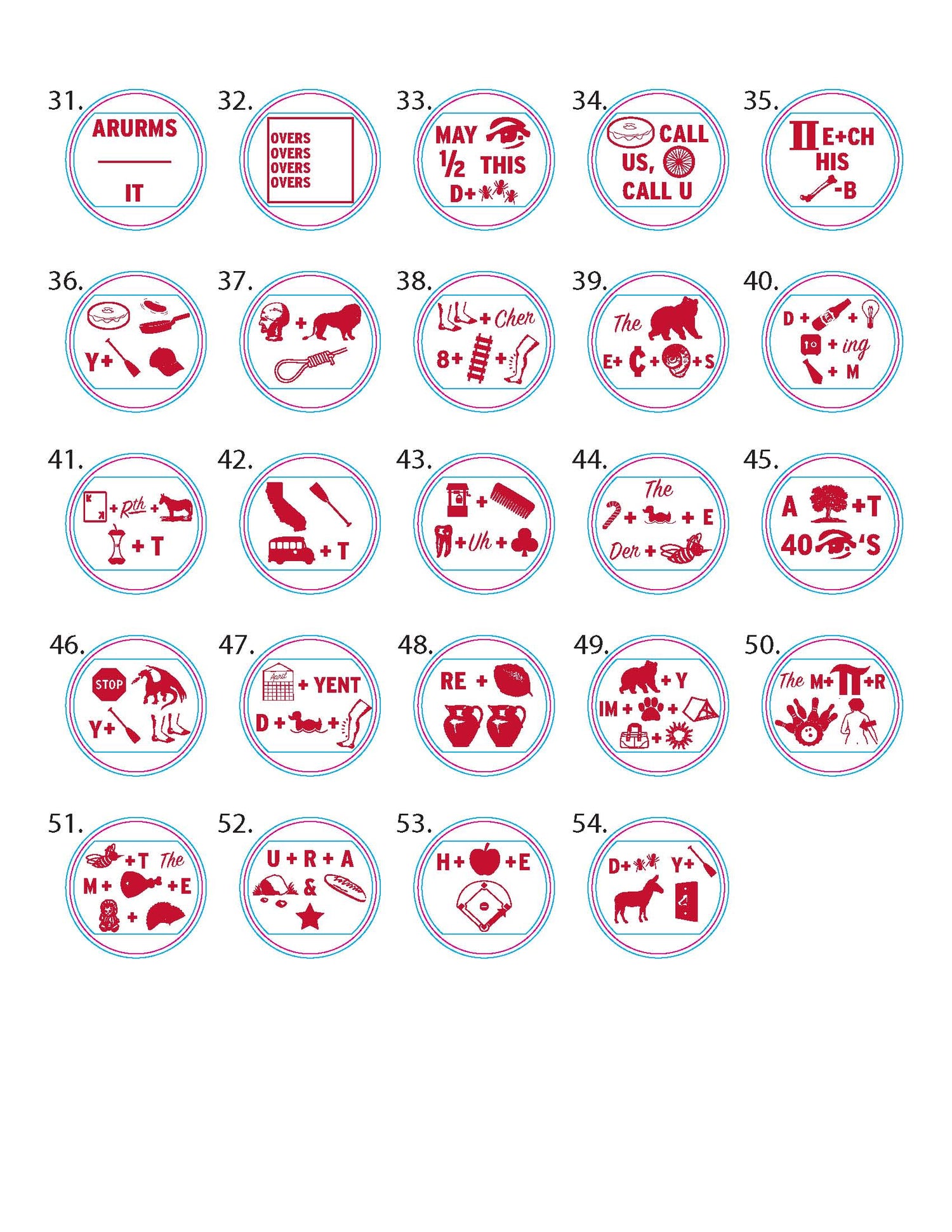 2010 Narragansett Rebus Puzzles! – Narragansett Beer