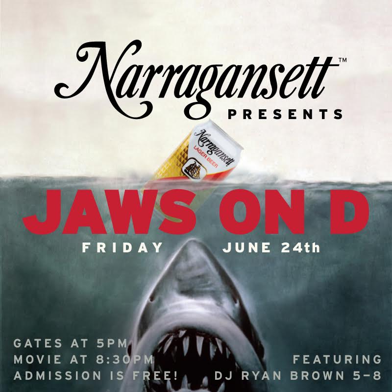 Jaws on D! – Narragansett Beer